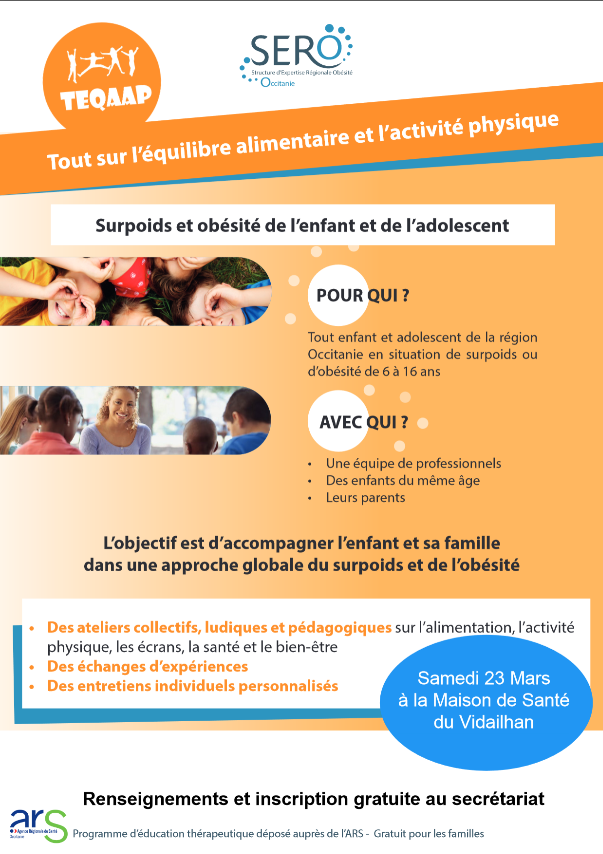 Tout sur l’équilibre alimentaire et l’activité physique – MSP du Vidailhan